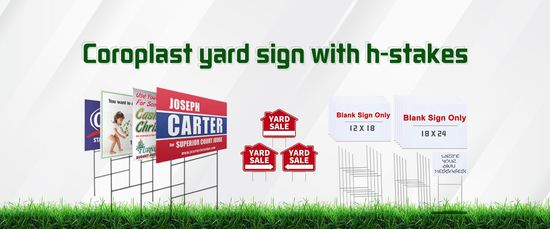 18 X 24 Inch DIY Custom Outdoor Security Signs PP Corrugated Plastic ...